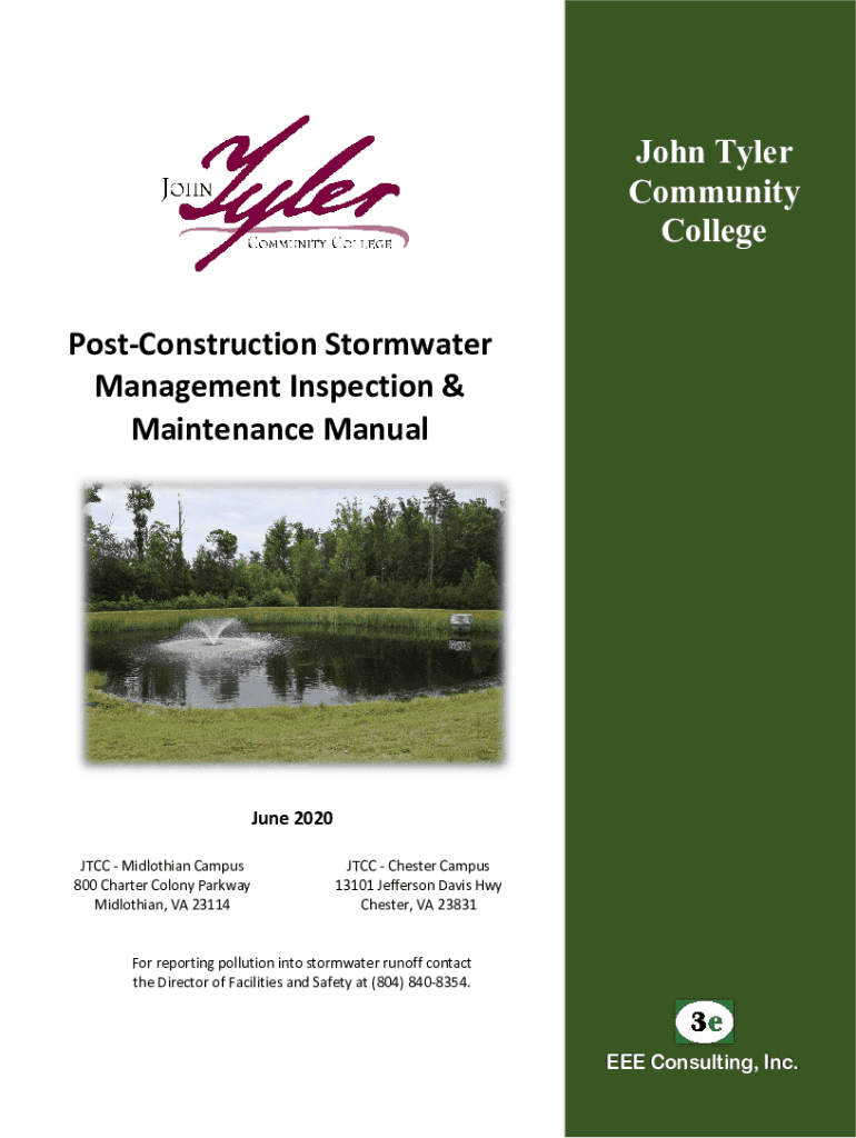 Fillable Online 78bbm3rv7ks4b6i8j3cuklc1-wpengine.netdna-ssl.comPost-Construction Stormwater ...