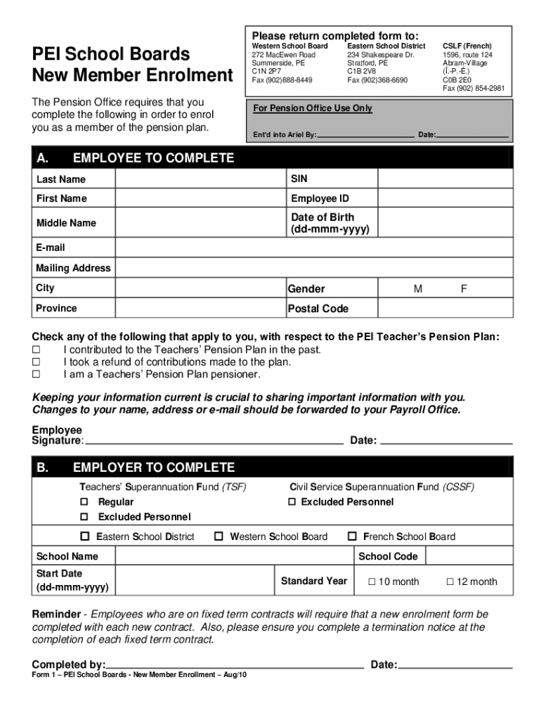 Fillable Online The Honourable Barbara Hagerman - Prince Edward Island ...