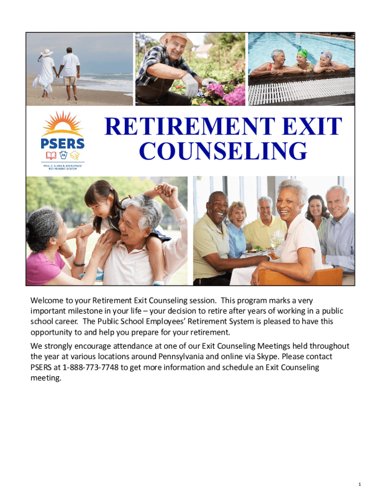 Fillable Online www.psers.pa.govLeaving-EmploymentNearingExit ...