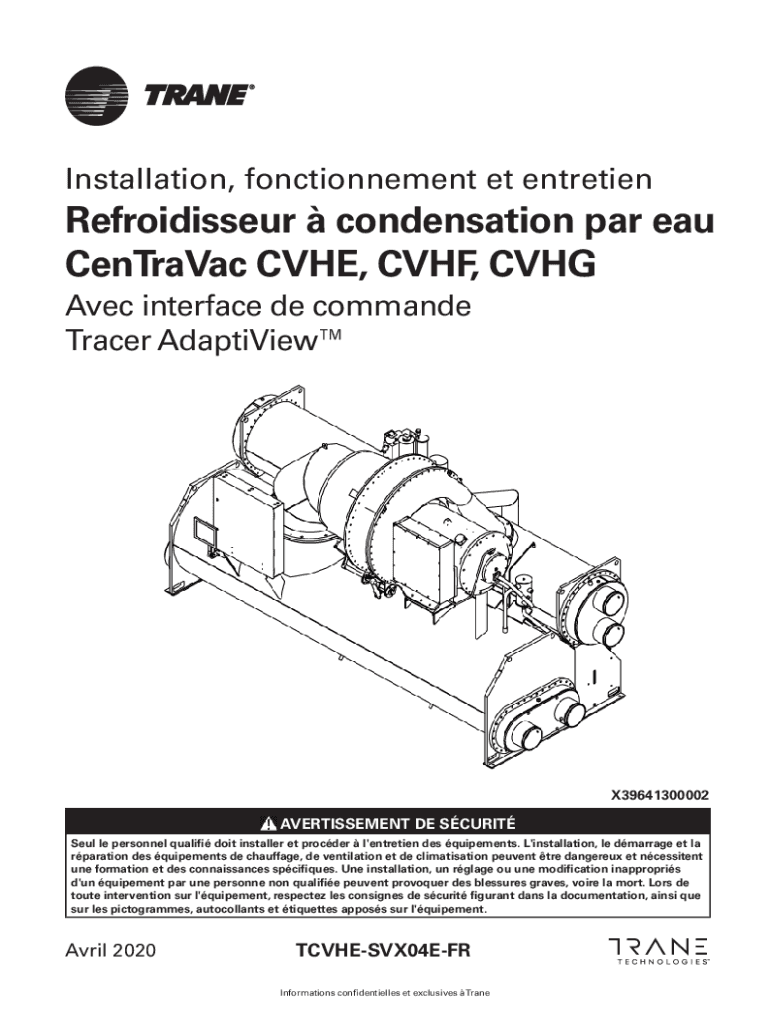Fillable Online Tlchargement : Trane Centravac Manuel D'atelier Pdf de ...
