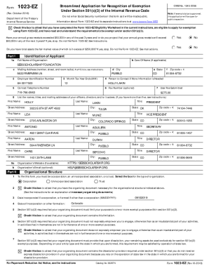 Fillable Online FORM 1023-EZ: The IRSs Reliance on Form 1023-EZ Causes ...