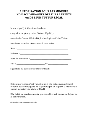 Remplissable En Ligne AUTORISATION DE DROIT A L'IMAGE POUR UN MINEUR Fax Email Imprimer - pdfFiller