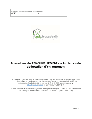 Remplissable En Ligne Formulaire de demande de location d'un logement ...