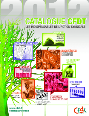 Remplissable En Ligne CATALOGUE CFDT - Betor-pub Fax Email Imprimer ...