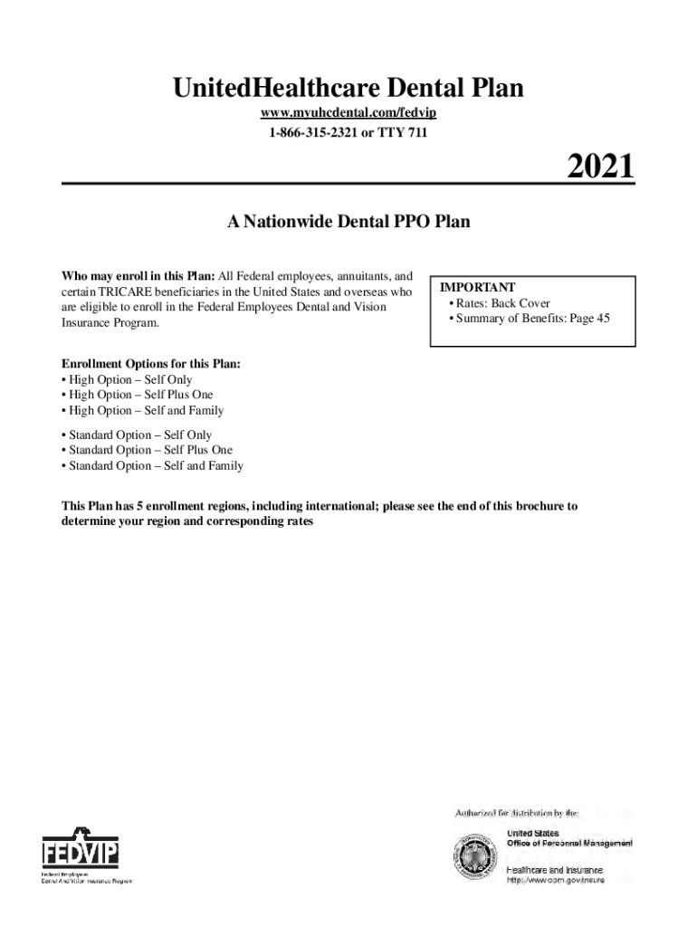 Fillable Online Myuhcdental Com Fedvip - Fill Online, Printable ...