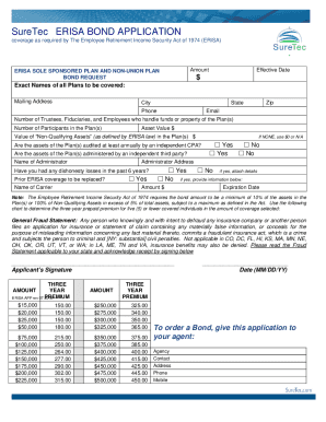 Fillable Online Protect Your Employee Benefit Plan With An ERISA ...