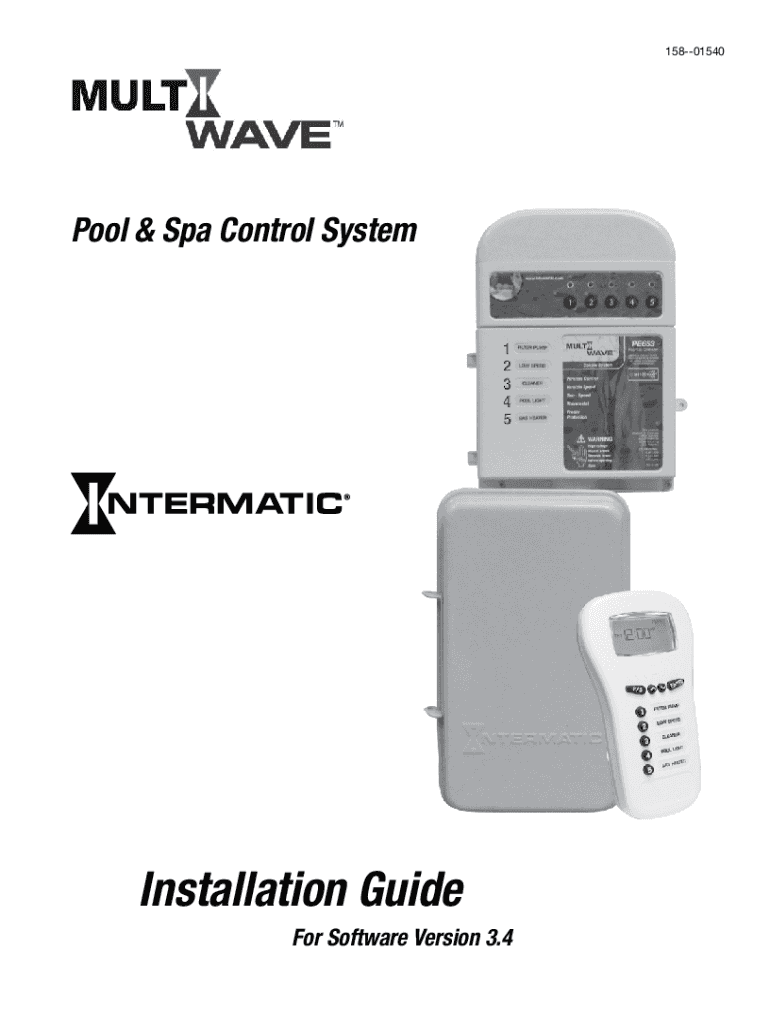Fillable Online Pool & Spa Control System Fax Email Print - pdfFiller
