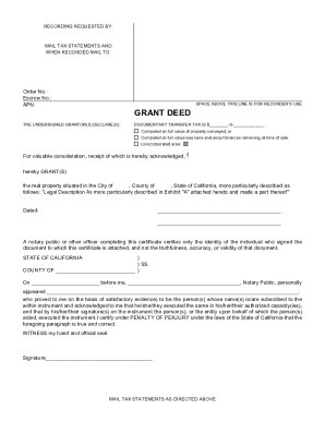 Fillable Online RECORDING REQUESTED BY: When Recorded Mail Document and ...