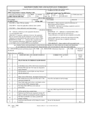 Fillable Online ENGINE GENERATOR SET INSPECTION CHECKLIST Fax Email ...