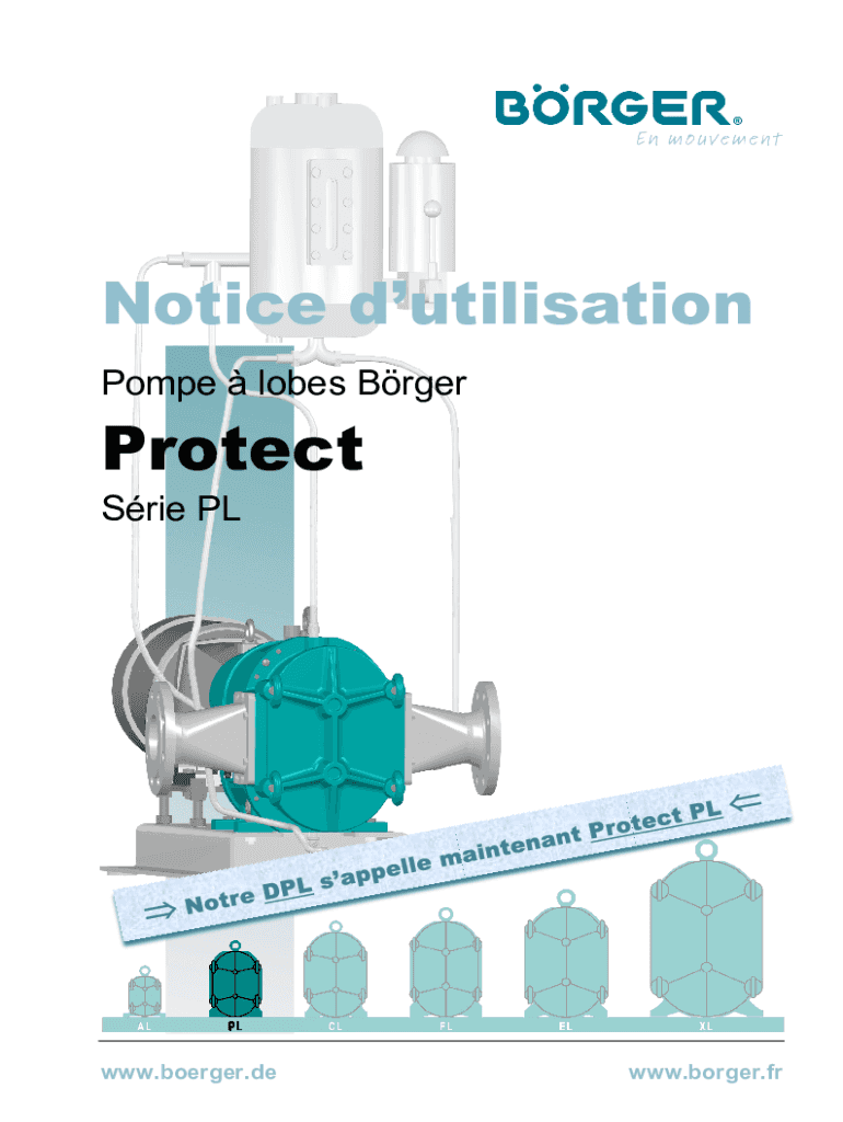 Remplissable En Ligne PDF Brger Rotary Lobe Pump - Classic - Borger ...