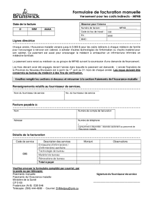 Remplissable En Ligne Formulaire de facturation manuelle Fax Email ...