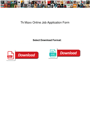 Fillable Online www.signnow.comfill-and-sign-pdf-form55489-tkTk Maxx Application Form - Fill Out ...