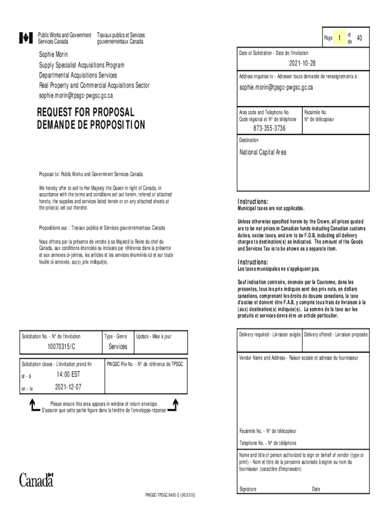 Fillable Online Fillable Online Fillable Online tpsgc-pwgsc gc ...