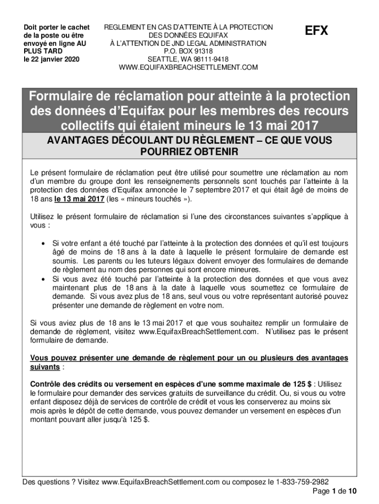 Remplissable En Ligne Formulaire de rclamation pour atteinte la protection ... Fax Email ...