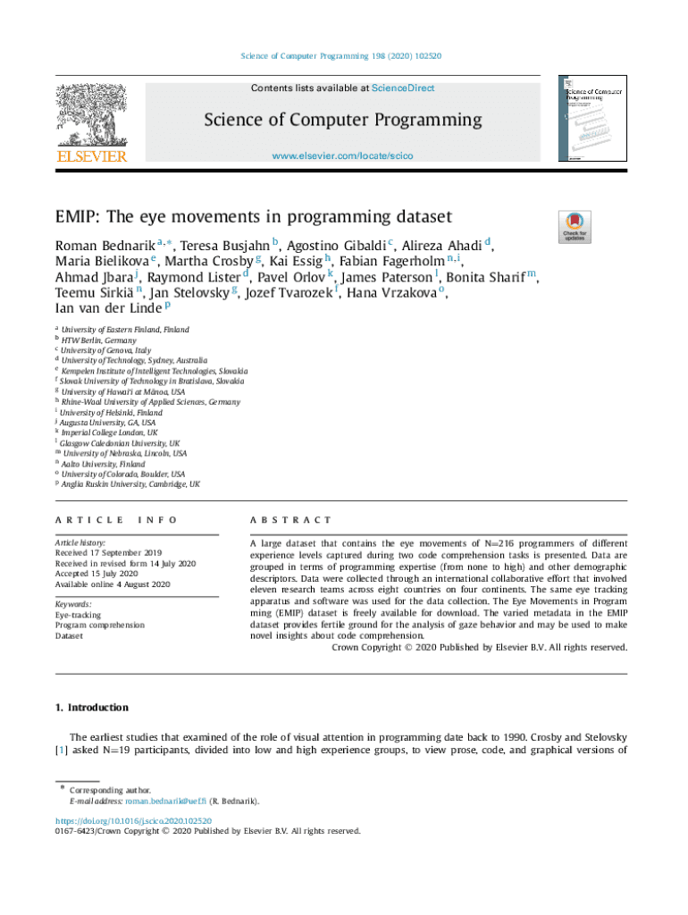 Fillable Online Open Archive - Science of Computer Programming ...