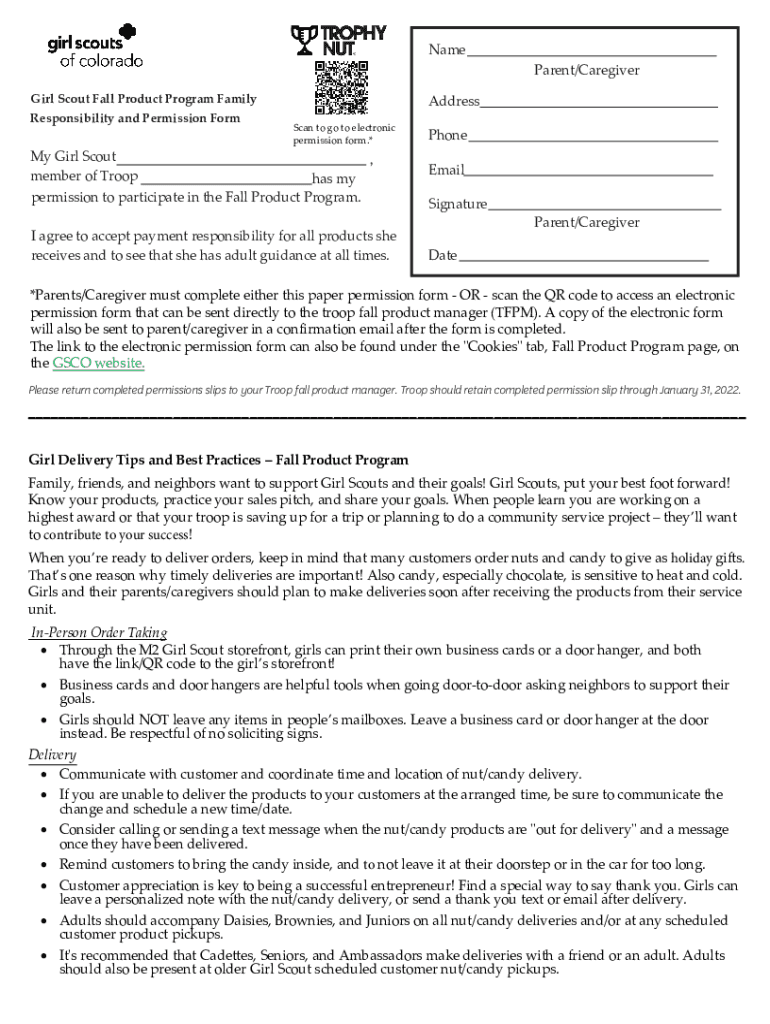 Fillable Online www.girlscoutstoday.orgcontentdamPERMISSION AND ...