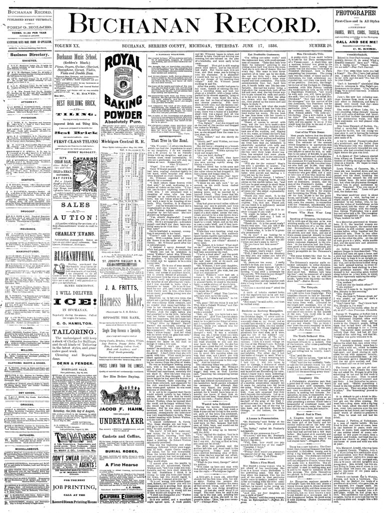 Fillable Online B R Buchanan PHOTOGRAPHS! - BUCHANAN LIBRARY Fax Email ...