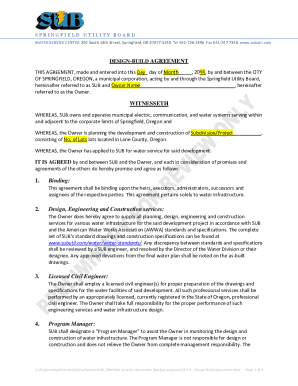 Fillable Online PDF Springfield Utility Board, Oregon Rainbow Water ...