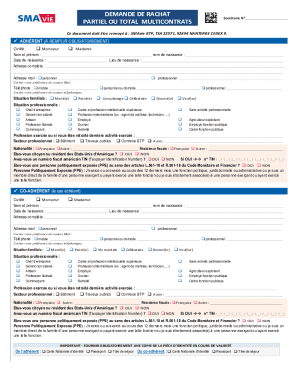 Remplissable En Ligne DEMANDE DE RACHAT PARTIEL OU TOTAL MULTICONTRATS ...