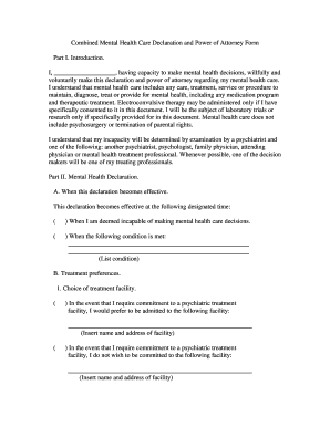 Fillable Online nrc-pad Combined Mental Health Care Declaration and ...