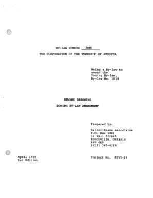 Fillable Online BY-LAW NUMBER 2098 C Being a By-law to NEWANS REZONING ...