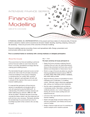 Fillable Online Financial Modelling Fax Email Print - pdfFiller