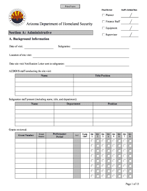 Fillable Online Section A Administrative Supervisor A Background Information Fax Email Print ...