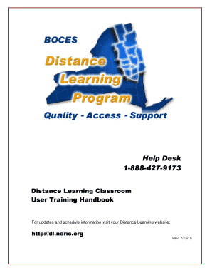 Fillable Online dl neric Help Desk 18884279173 Distance Learning ...