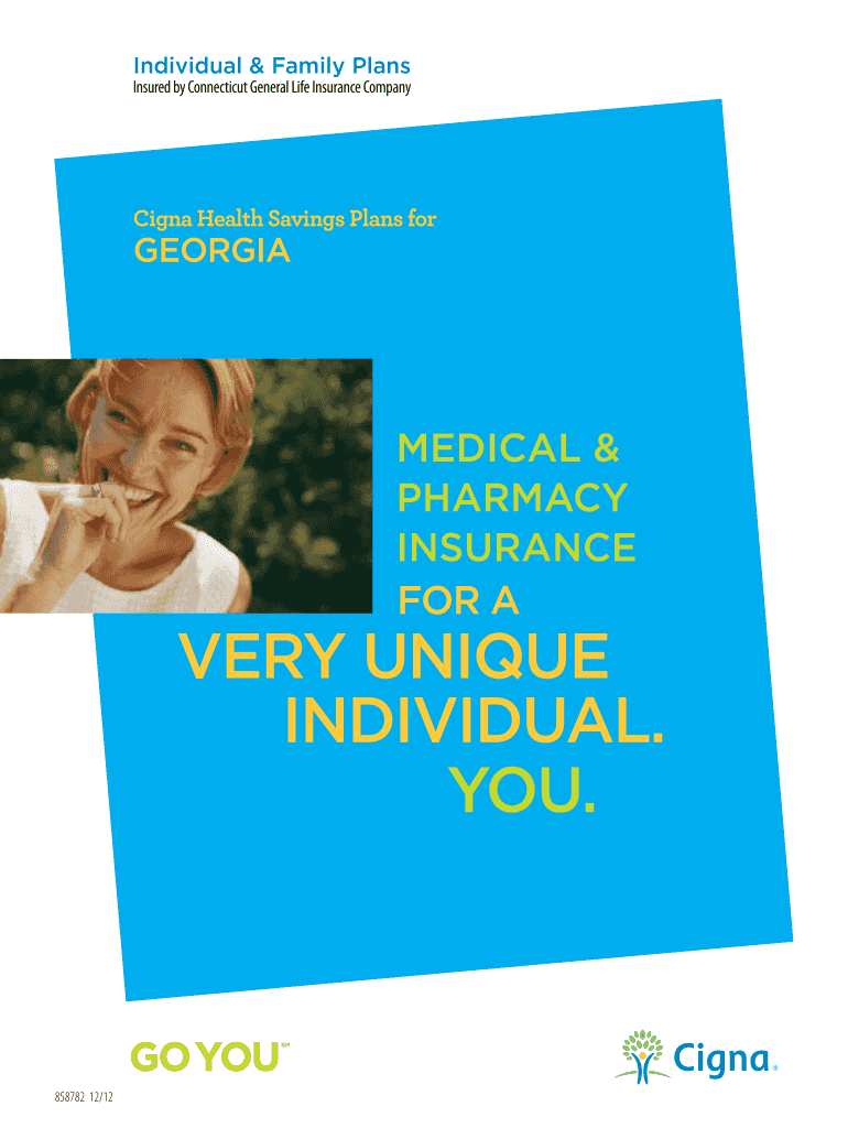 Fillable Online Cigna Georgia Health Savings Plan Brochure Fax Email ...