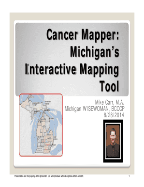 Fillable Online michigancancer Cancer Mapper - Michigan Cancer ...