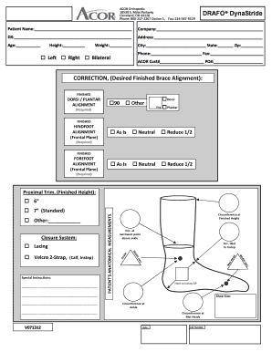 Fillable Online Custom DRAFO Dynastride Order Form Fax Email Print ...