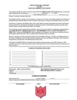 Fillable Online lotcs Auxiliary Charter Application - MOC Supreme ...