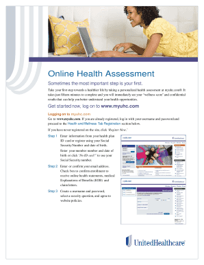 Fillable Online wellness ri Online Health Assessment Fax Email Print ...