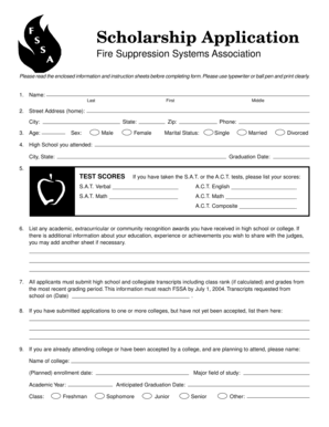 Fillable Online fssa Fire Suppression Systems Association - fssa Fax ...