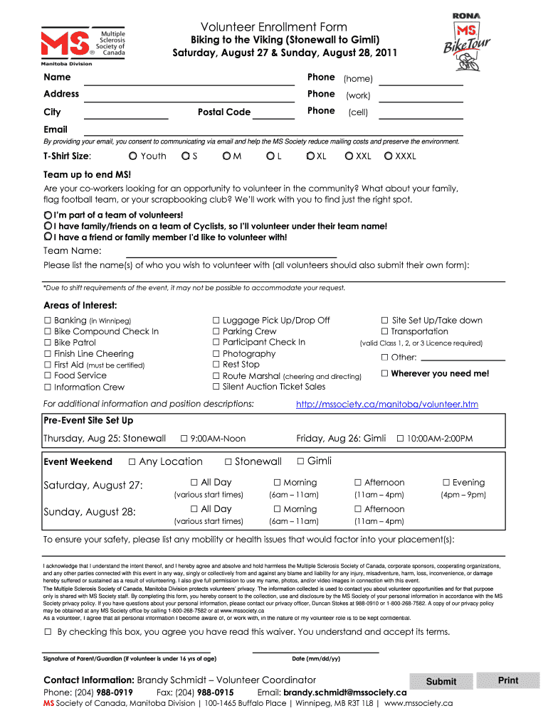Fillable Online 2010 Bike Registration Form Fax Email Print - pdfFiller