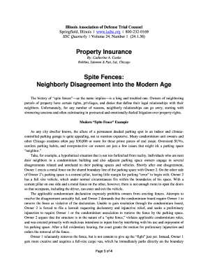 Fillable Online Spite Fences: Fax Email Print - pdfFiller