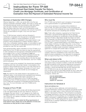 Fillable Online Tp584i_1003.pmd. Form for Realty Transfer Fee - Seller ...