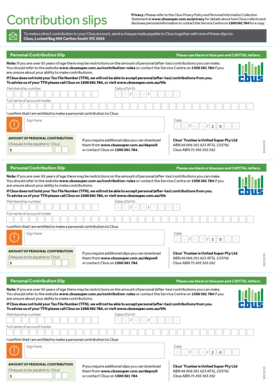Fillable Online Personal contribution form (PDF 90KB) - Cbus Fax Email ...