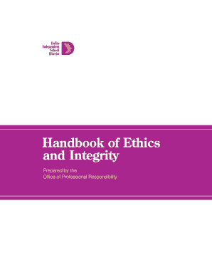 Fillable Online Handbook of Ethics Fax Email Print - pdfFiller