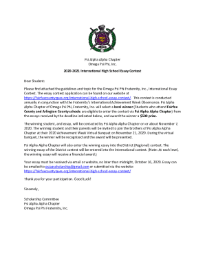 Fillable Online Omega Psi Phi Recommendation Letter Example Fax Email Print - pdfFiller
