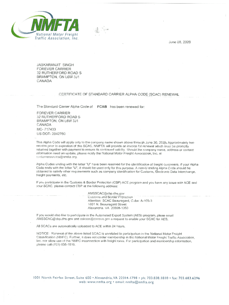 Fillable Online Commercial Vehicle Operator's Registration Certificate ...