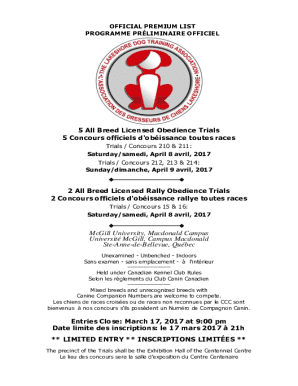 Fillable Online Fillable Online ldta Official premium list - ldta ...