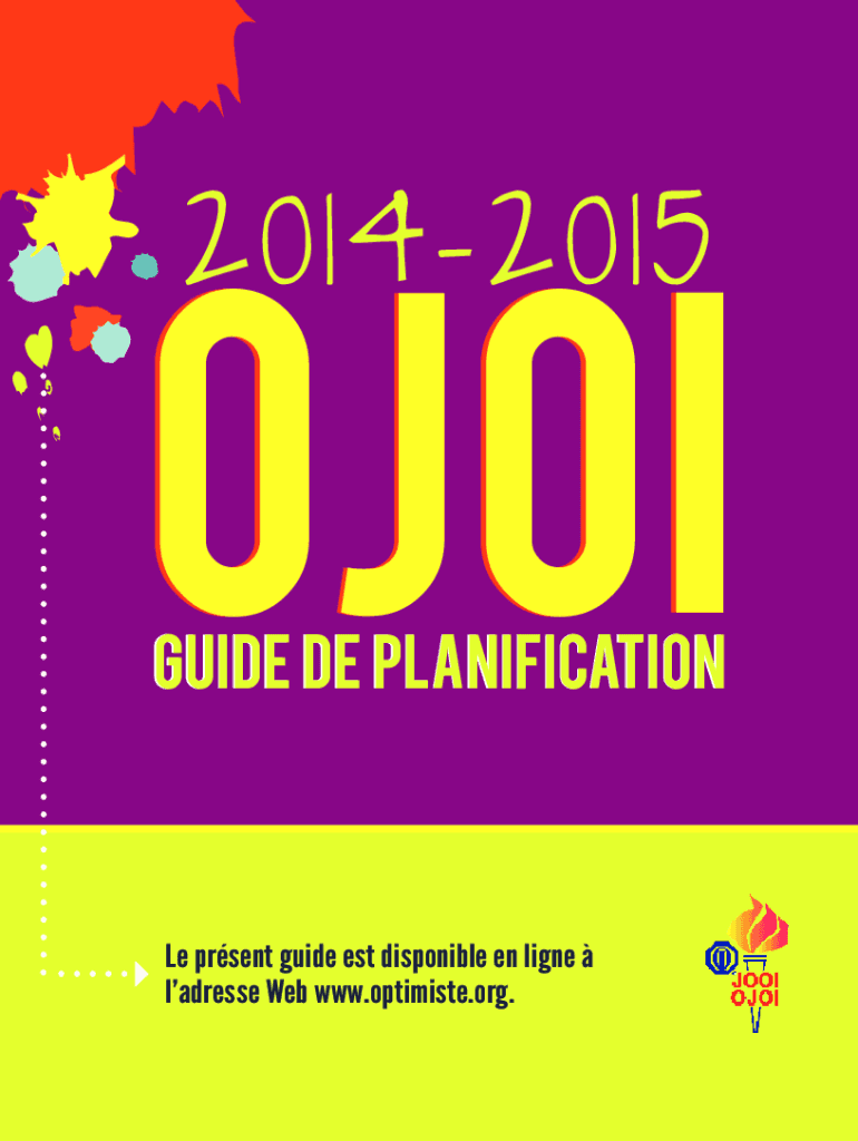 Fillable Online GUIDE DE PLANIFICATION Fax Email Print - pdfFiller