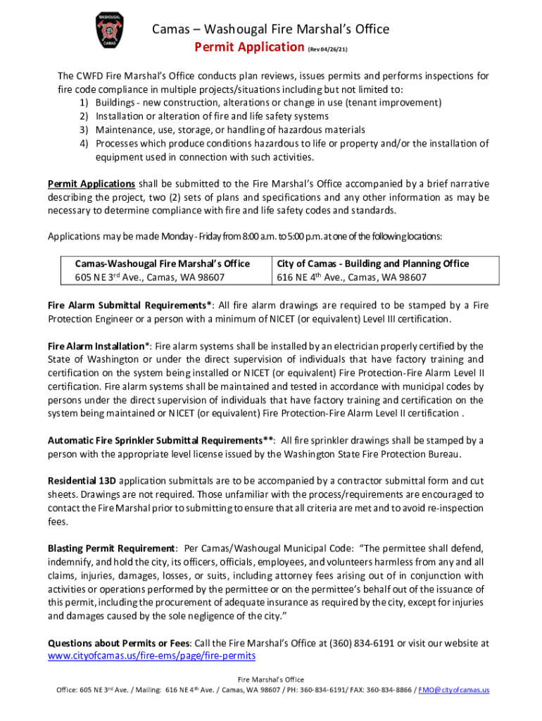 Fillable Online City of Princeton Fire Marshal's Office Plan Review ...