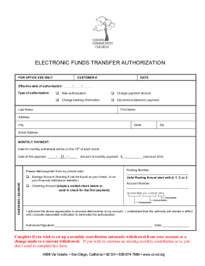 Fillable Online EFT-authorization-form.docx Fax Email Print - pdfFiller