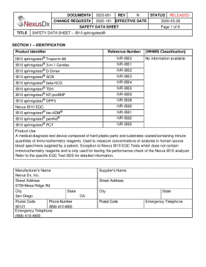 Fillable Online Are Your GHS Safety Data Sheets Up To Date? - Grainger ...