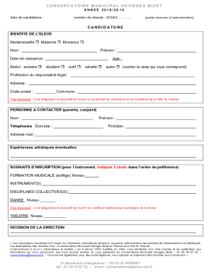 Fillable Online formulaire candidature.doc Fax Email Print - pdfFiller
