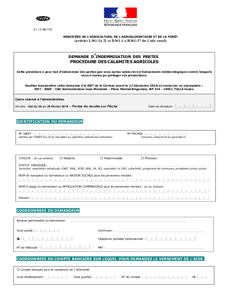 Fillable Online SRPA Valable pour la campagne PDF Free Download Fax ...
