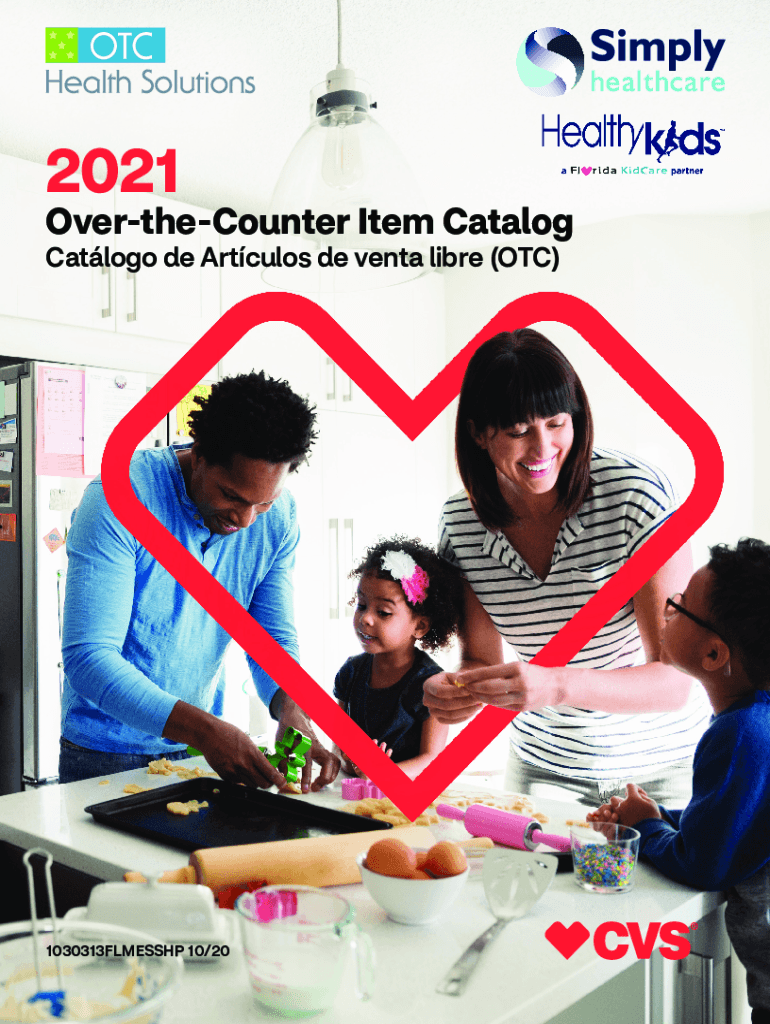 Fillable Online Get the free 2021 Over-the-Counter Item Catalog Catlogo ...