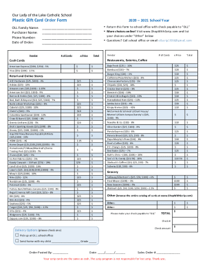 Fillable Online Master Order Form Fax Email Print - pdfFiller